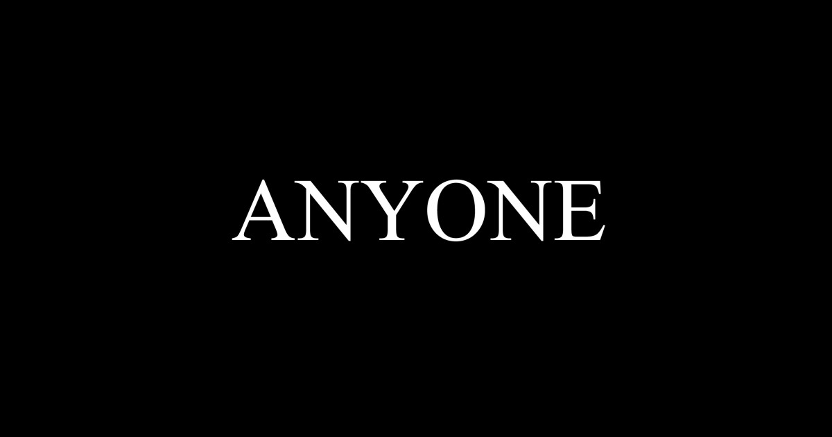 ANYONE | Indiegogo