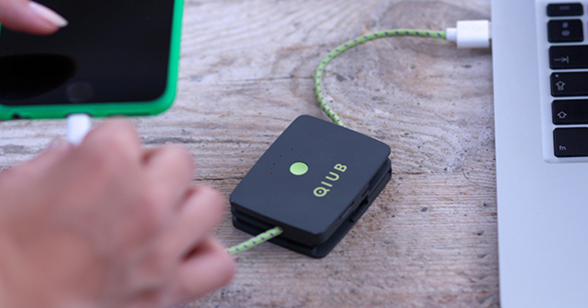 QIUB: Power Bank,Cable,Memory All-in-1 Pocket Size | Indiegogo