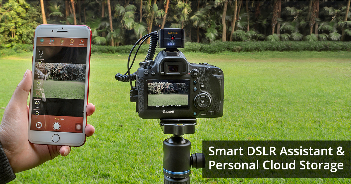 Aurga, Smart DSLR Assistant & Wireless Storage | Indiegogo