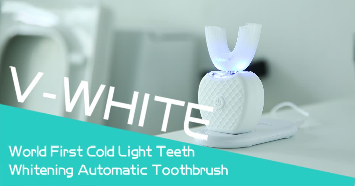 V-WHITE Teeth Whitening & 360 Automatic Toothbrush | Indiegogo