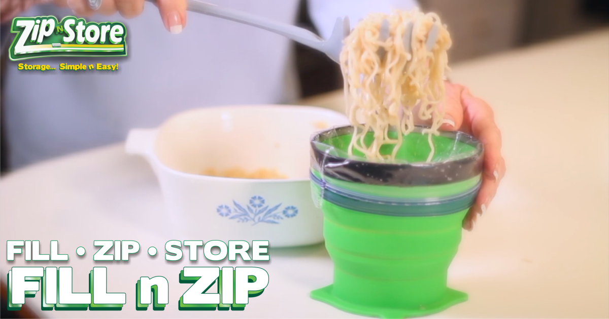 Fill n Zip: Lifetime Warranty Collapsible Zip Cups | Indiegogo