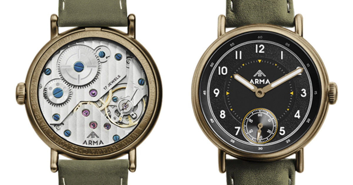 ARMA - a modern take on the classic military watch | Indiegogo