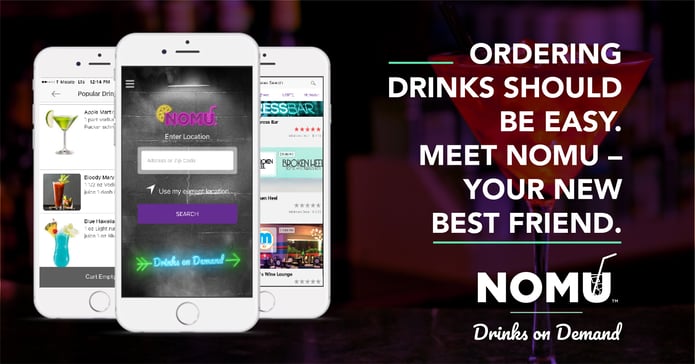 NOMU App - Order Cocktails Right From Your Phone! | Indiegogo