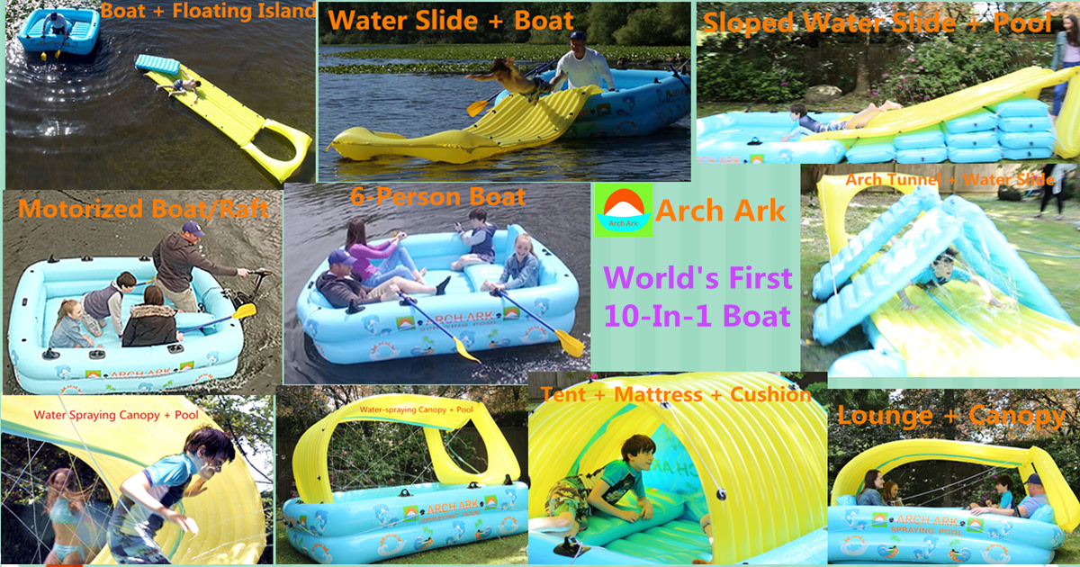 Arch Ark- 10-in-1 Multifunctional Inflatable Boat | Indiegogo
