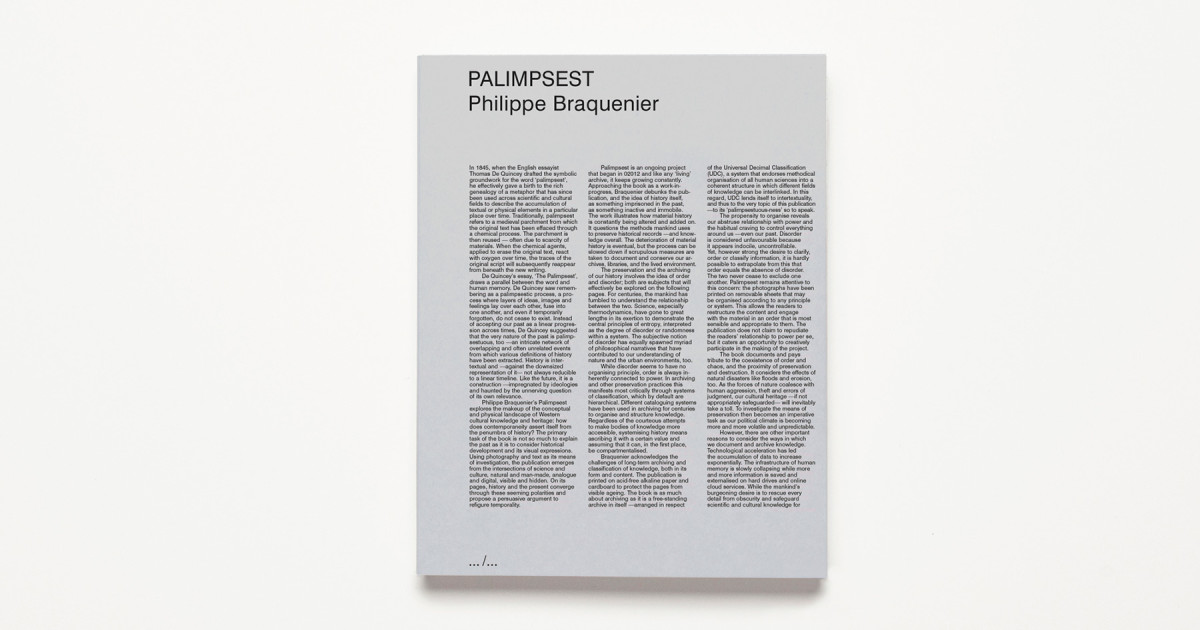 PALIMPSEST - A photographic book | Indiegogo