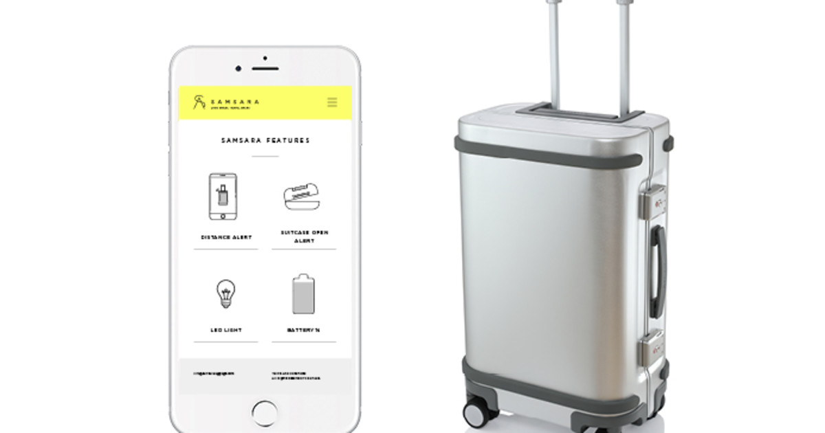 Samsara: The World's First Aluminum Smart Suitcase | Indiegogo Samsara: The World's First Aluminum Smart Suitcase | Indiegogo
