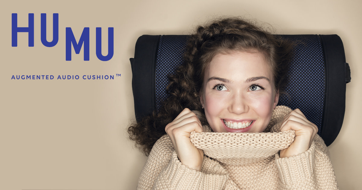 HUMU Augmented Audio Cushion - Feel HiFi Sound | Indiegogo