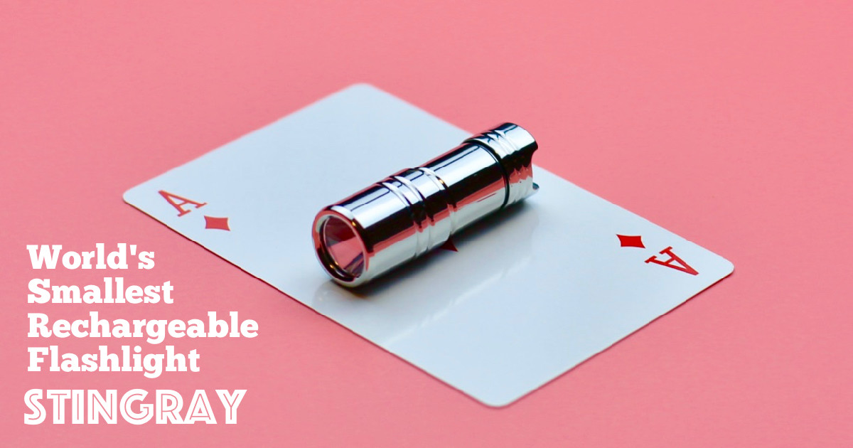 StingRay: World's Smallest Rechargeable Flashlight | Indiegogo