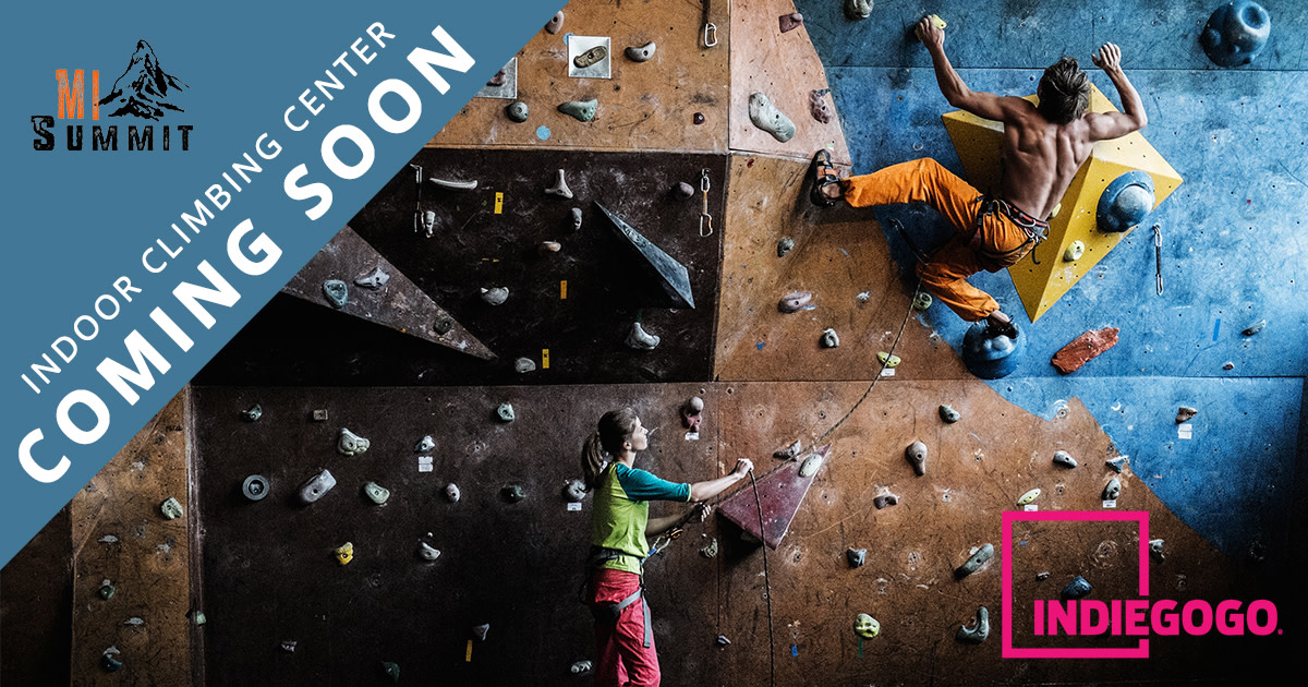 MI Summit Indoor Rock Climbing & Fitness Center | Indiegogo