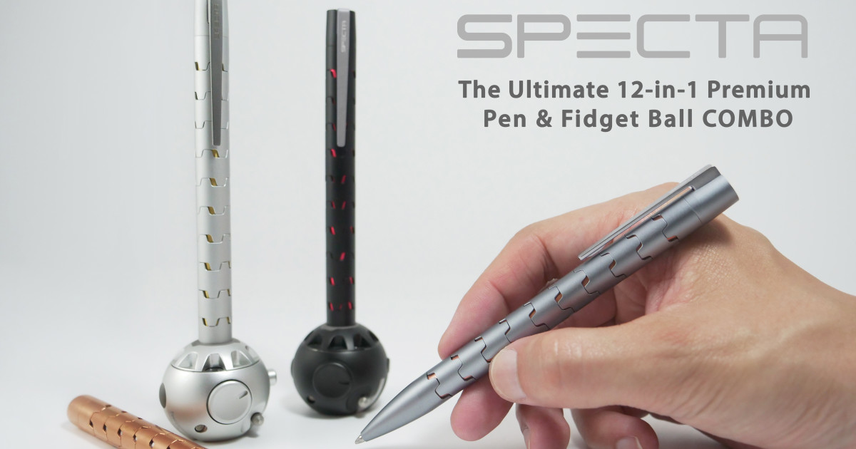 SPECTA The 12-in-1 Premium Pen & Fidget Ball Combo | Indiegogo