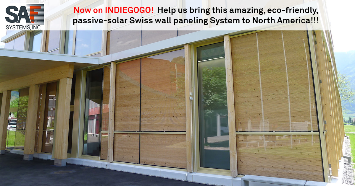 Exterior passive-active solar wall paneling system | Indiegogo