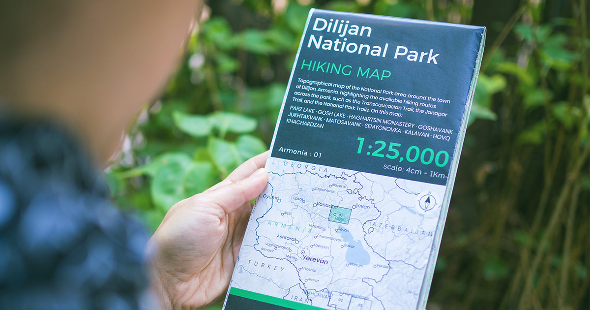 Dilijan Armenia Map