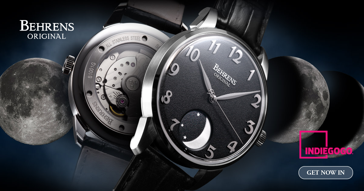 MOONPHASE automatic mechanical watch - by BEHRENS | Indiegogo