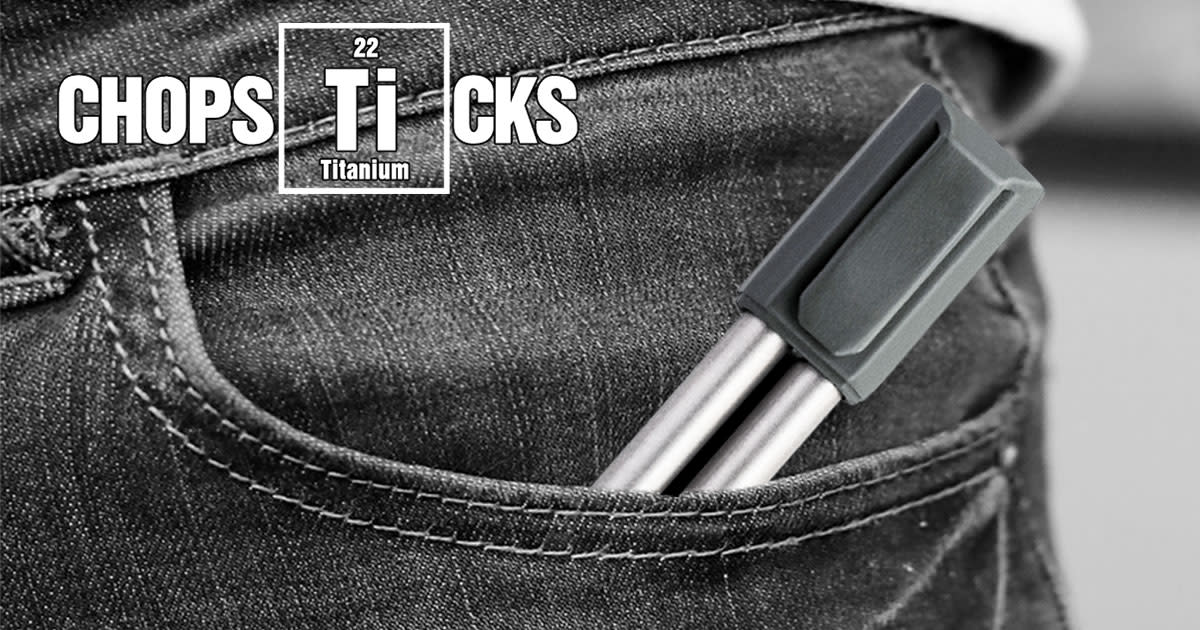 The World's First Collapsible Titanium Chopsticks | Indiegogo