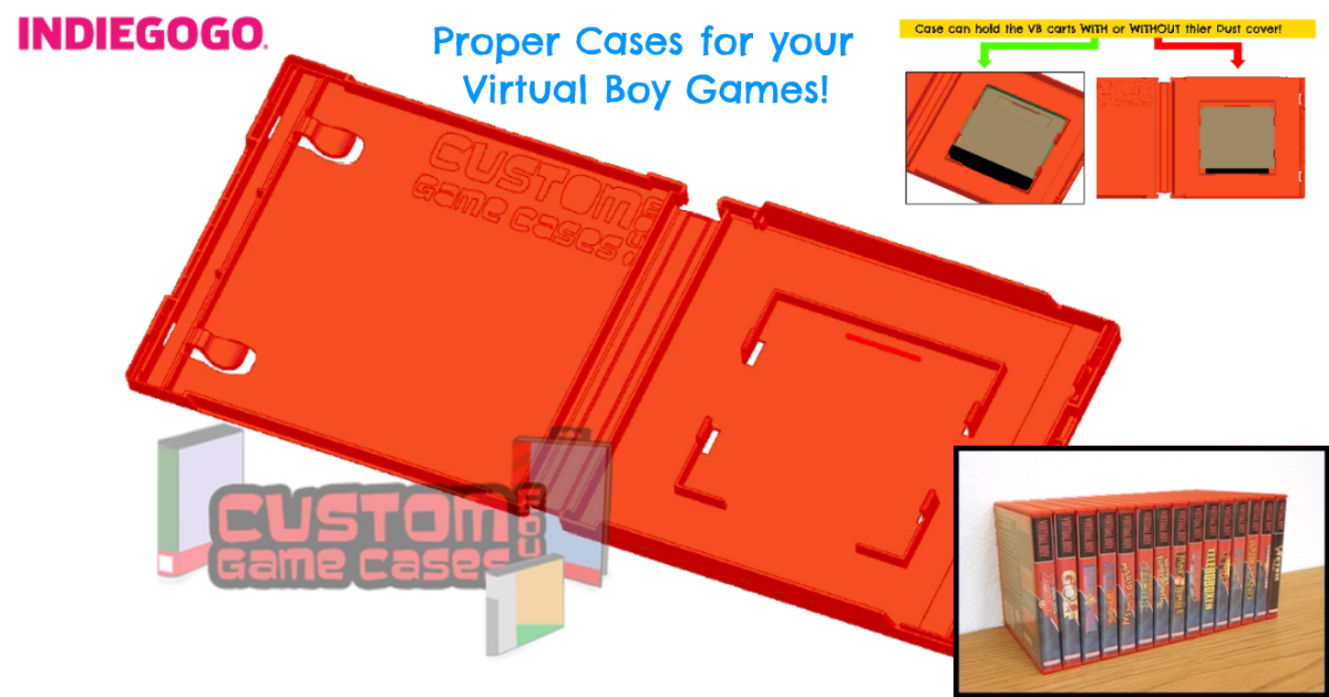 Virtual Boy Collectors Game Cases | Indiegogo