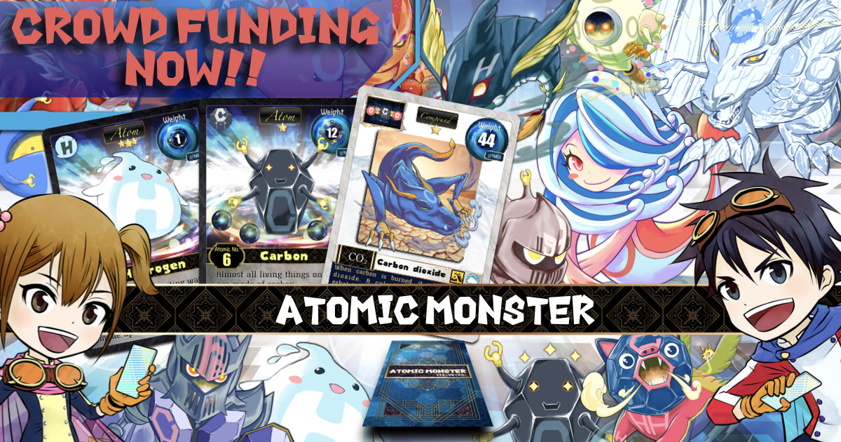 Chemistry educational card game ATOMIC MONSTER | Indiegogo