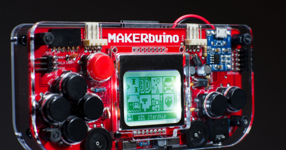 MAKERbuino - a DIY game console | Indiegogo