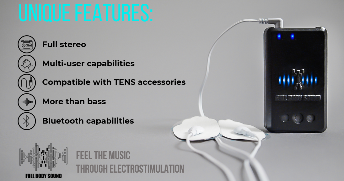 Full Body Sound. Feel the Music, Electric Wearable | Indiegogo