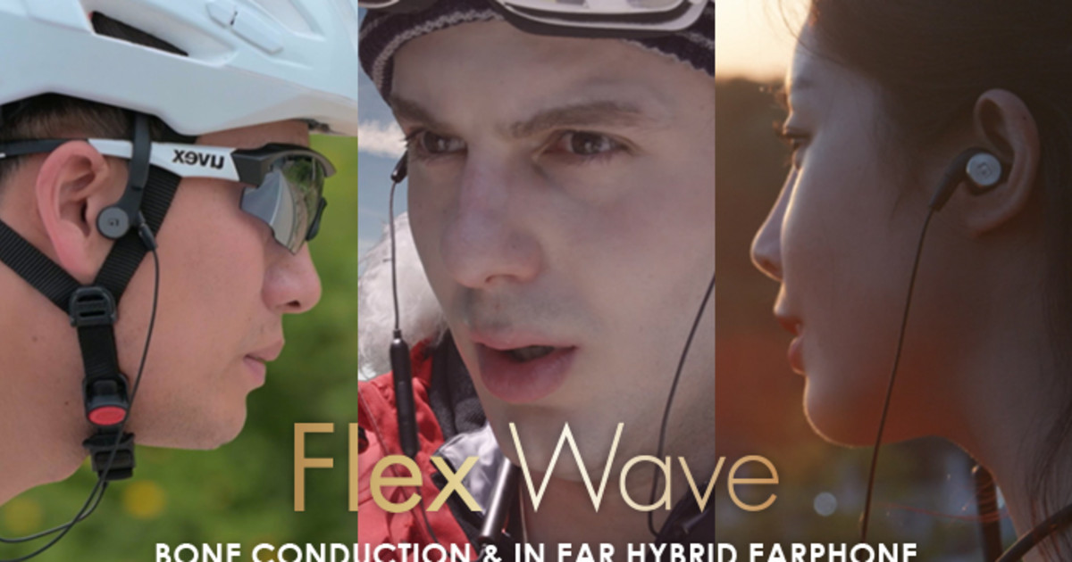 FlexWave: Bone Cond. & In-Ear Bluetooth earphone, | Indiegogo