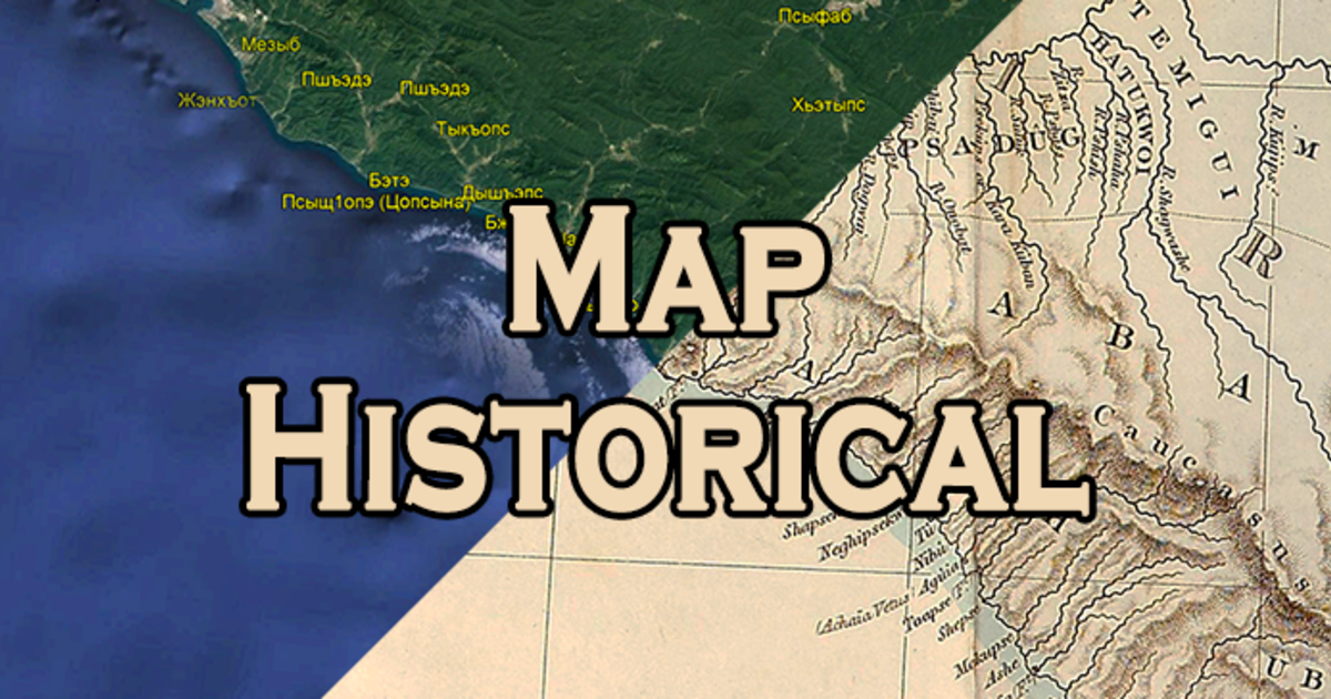 Historical map of Adygs-Circassian people | Indiegogo