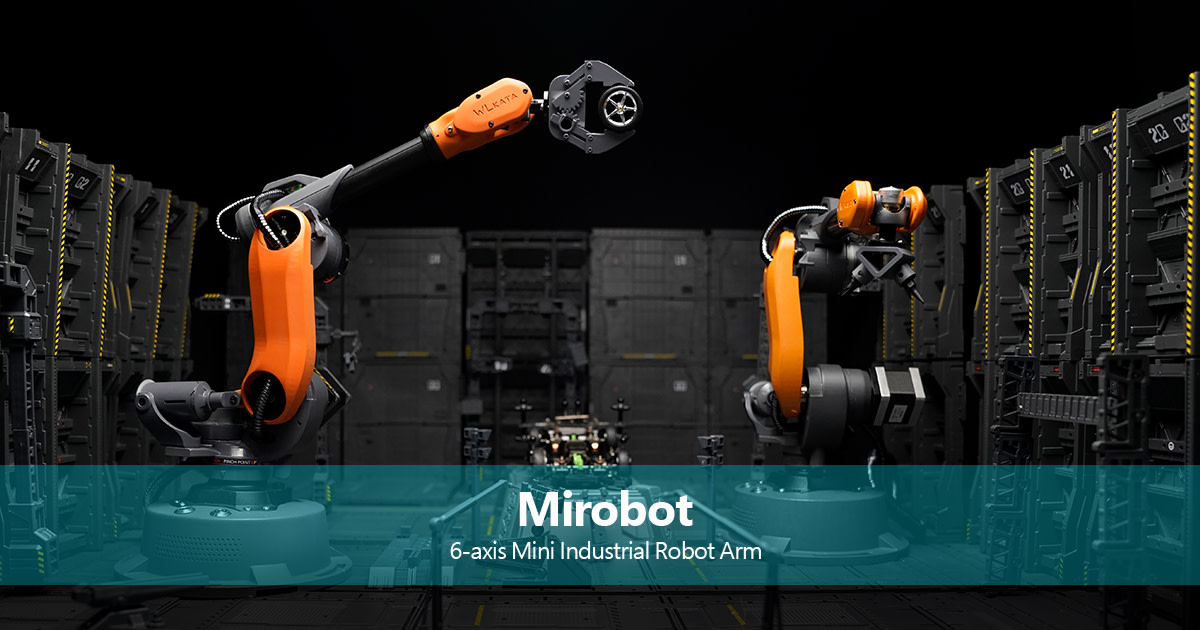 Mirobot, 6-axis Desktop Robot Arm | Indiegogo