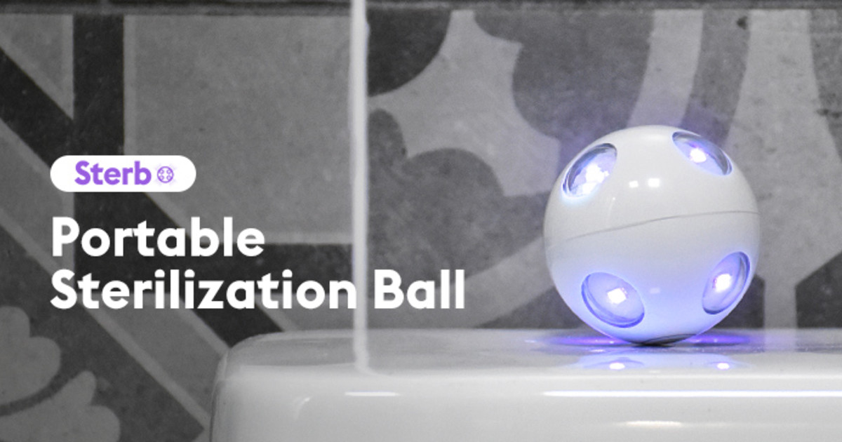 Sterb: UV-C Sterilization Portable Ball | Indiegogo