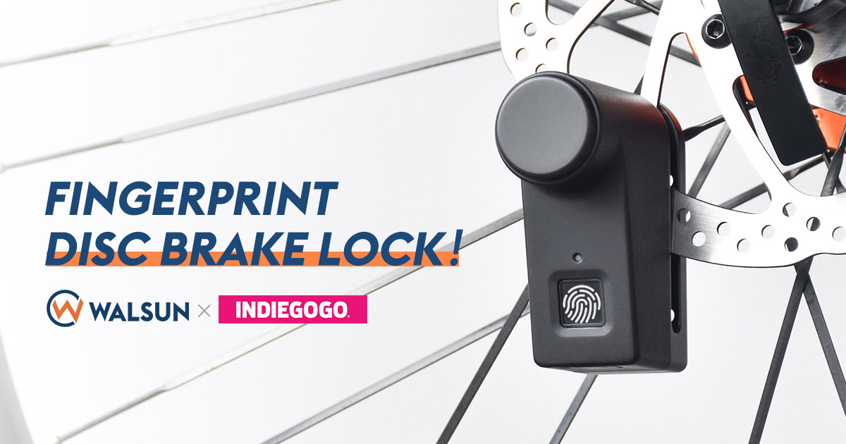 Walsun:The Smallest Advanced Fingerprint Bike Lock | Indiegogo