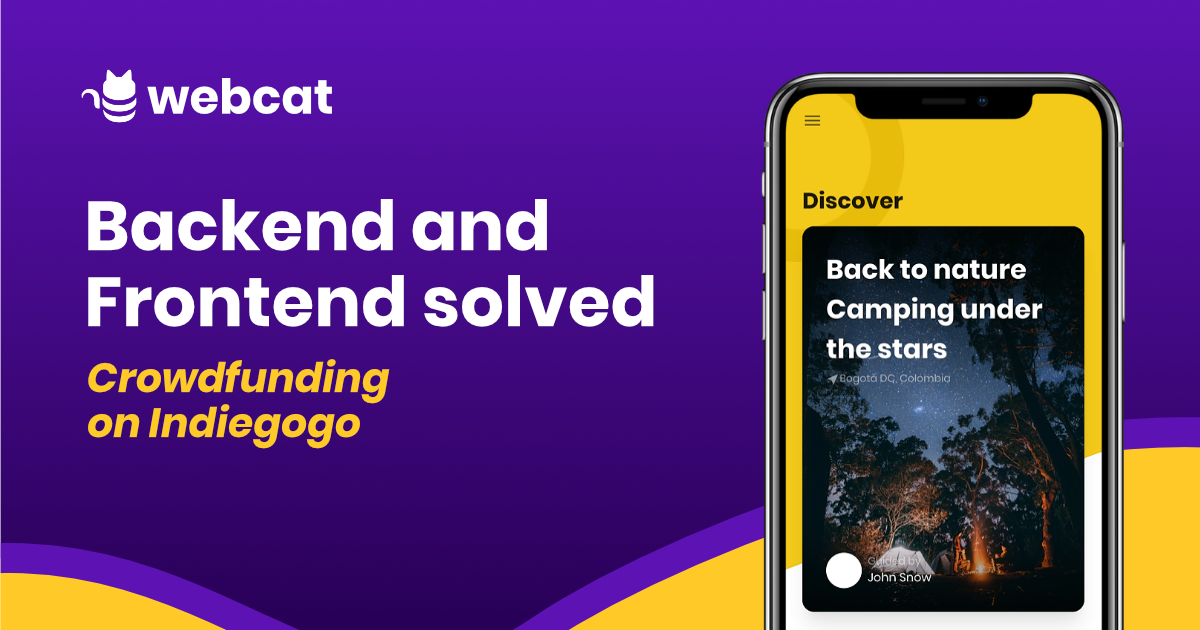 Webcat: A cloud based full-stack app-builder | Indiegogo
