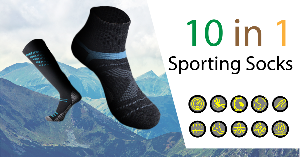 Socks PRo - 10 in 1 Next Generation Sporting Socks | Indiegogo