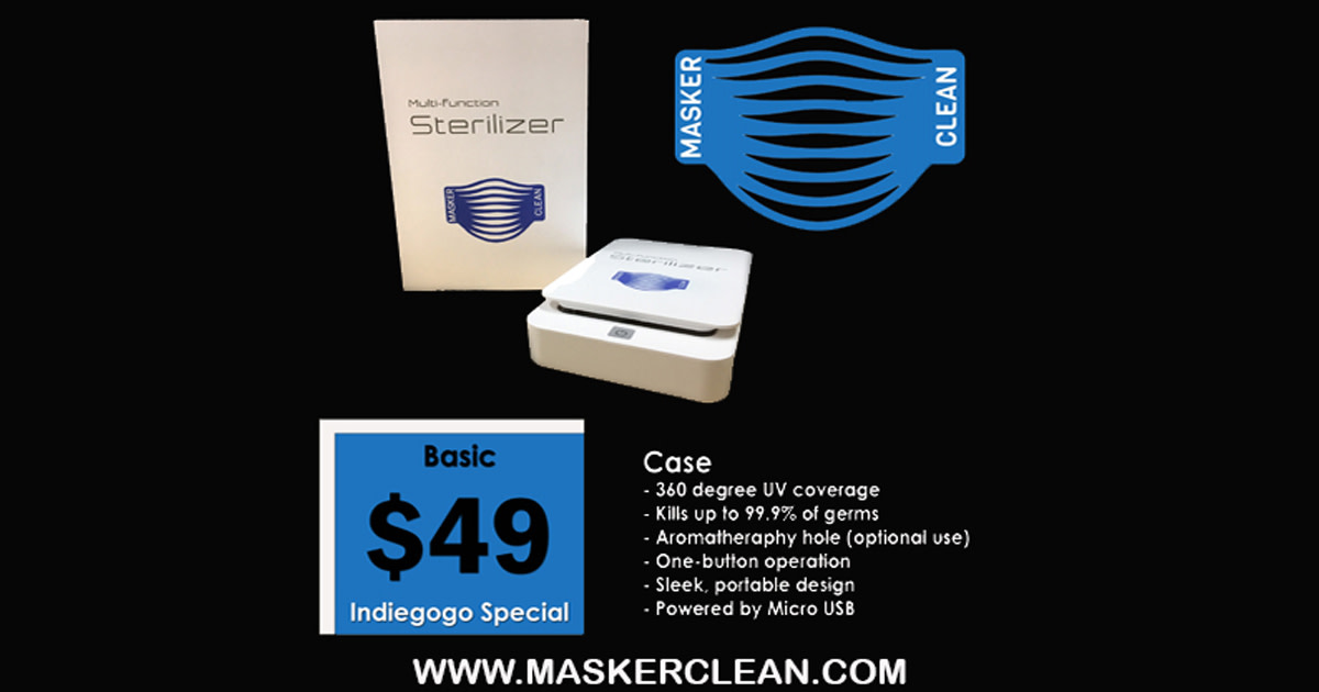 Masker Clean - The UV bath for your comfort mask | Indiegogo