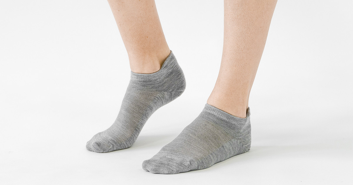 Silver Ankle Socks - The World's Cleanest Socks! | Indiegogo