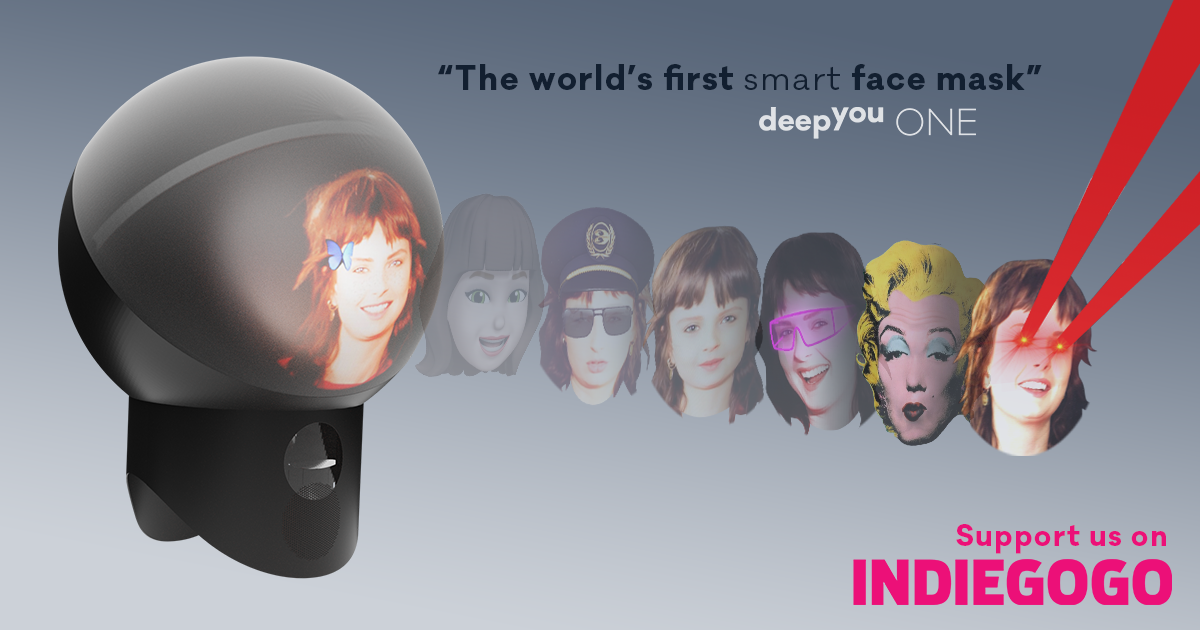 DeepYou ONE: The first smart, wearable face mask | Indiegogo