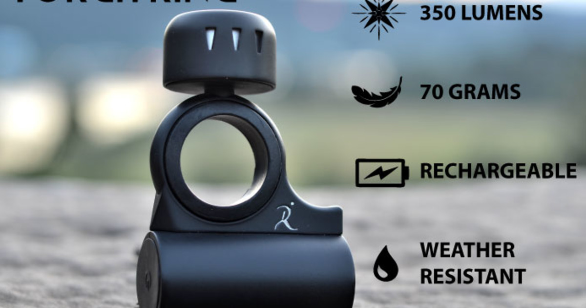 Torch Ring - A Powerful LED Light For Running | Indiegogo