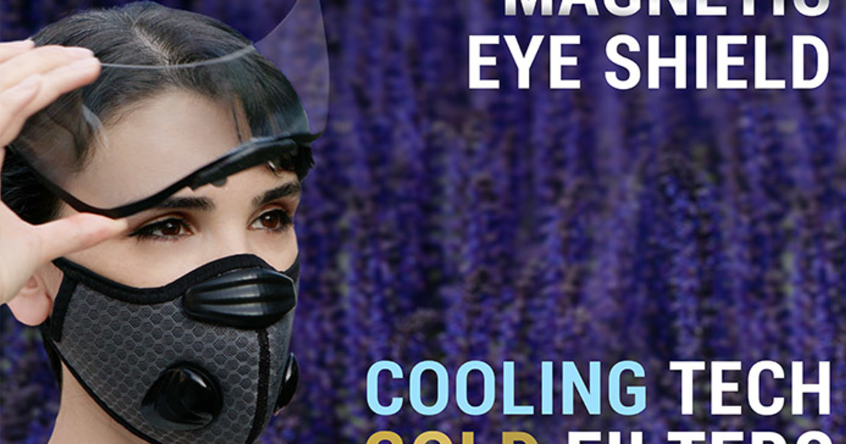 Breeze: the face mask with gold & silver filters | Indiegogo