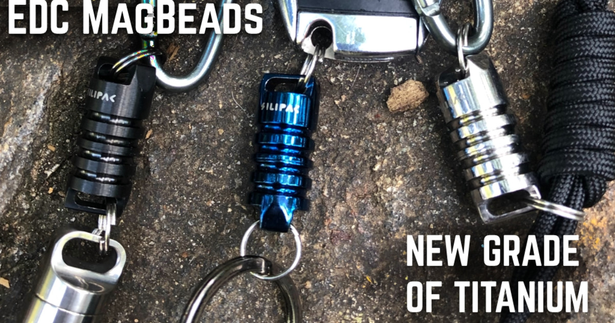 EDC Mag Beads - Titanium magnet connector | Indiegogo