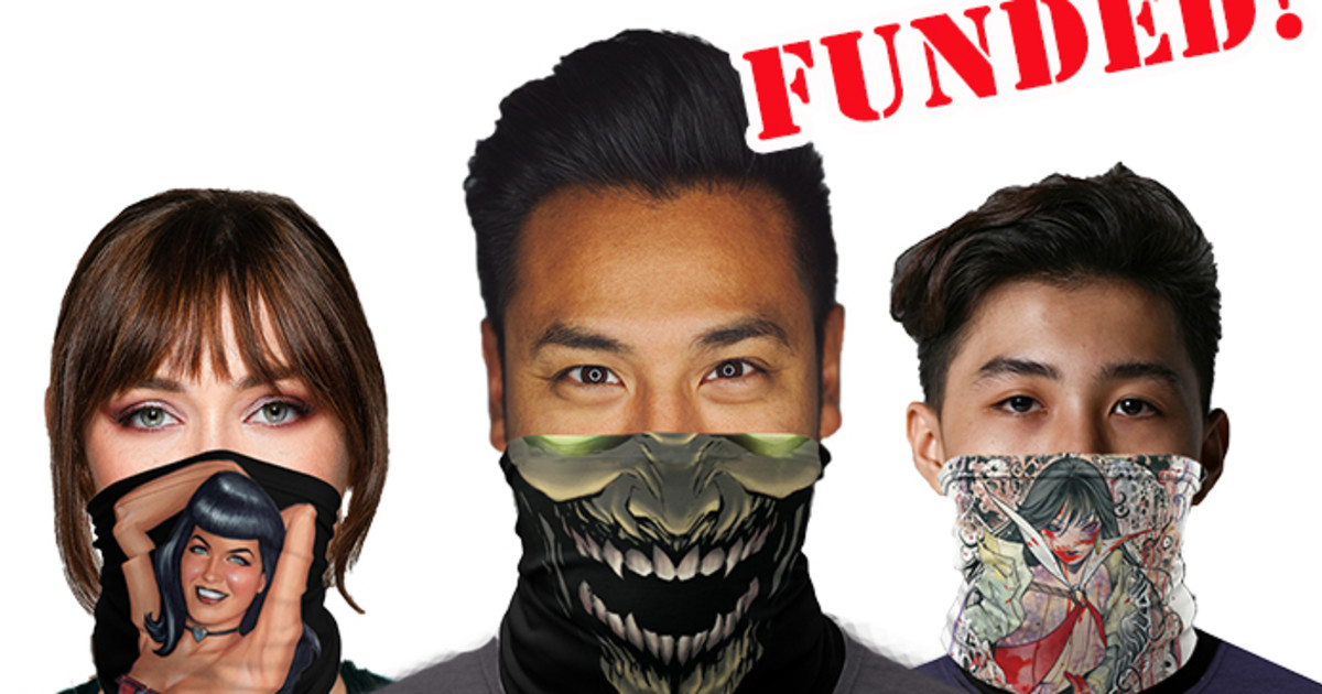 Comic Character Masks, Pins, & Accessories | Indiegogo