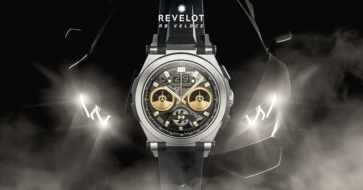 REVELOT R9 VELOCE Supercar Inspired Racing Watch | Indiegogo