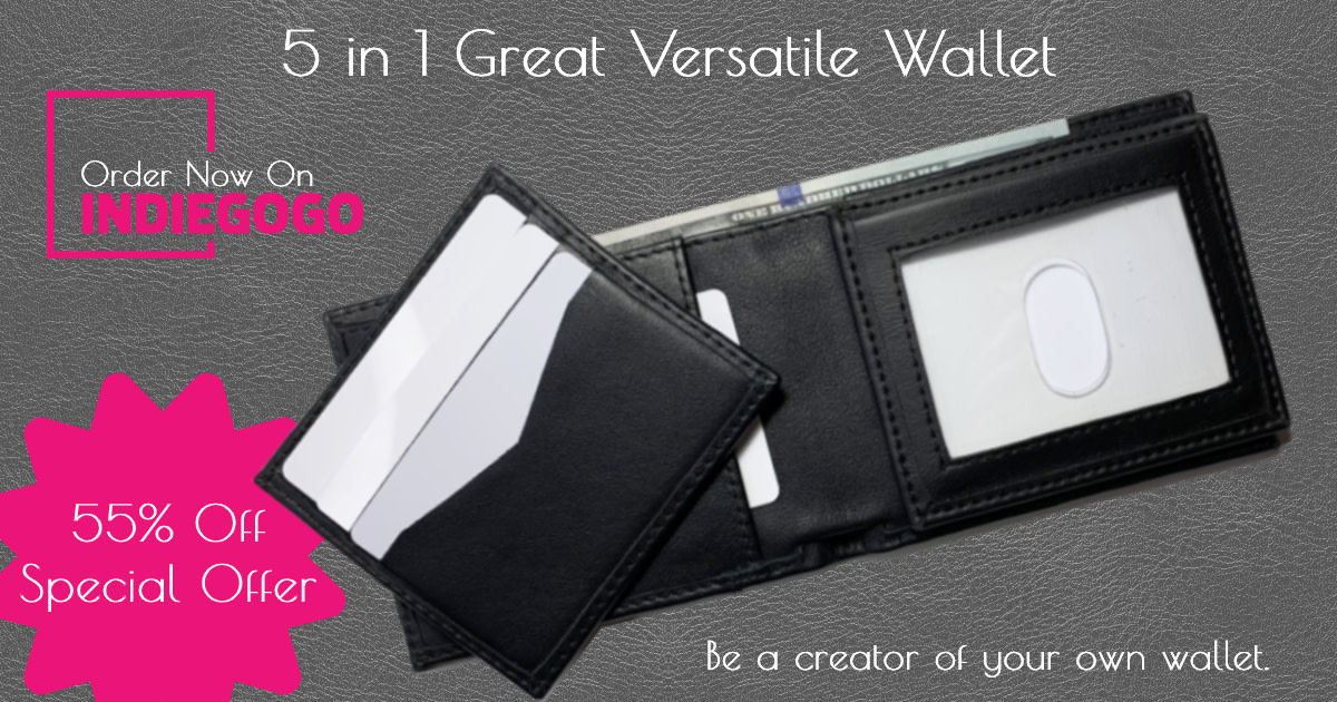 Walldram: 5 in 1 Versatile Wallet | Indiegogo