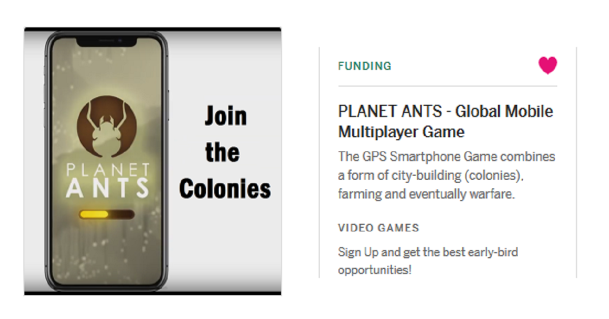 PLANET ANTS - Global Mobile Multiplayer Game | Indiegogo