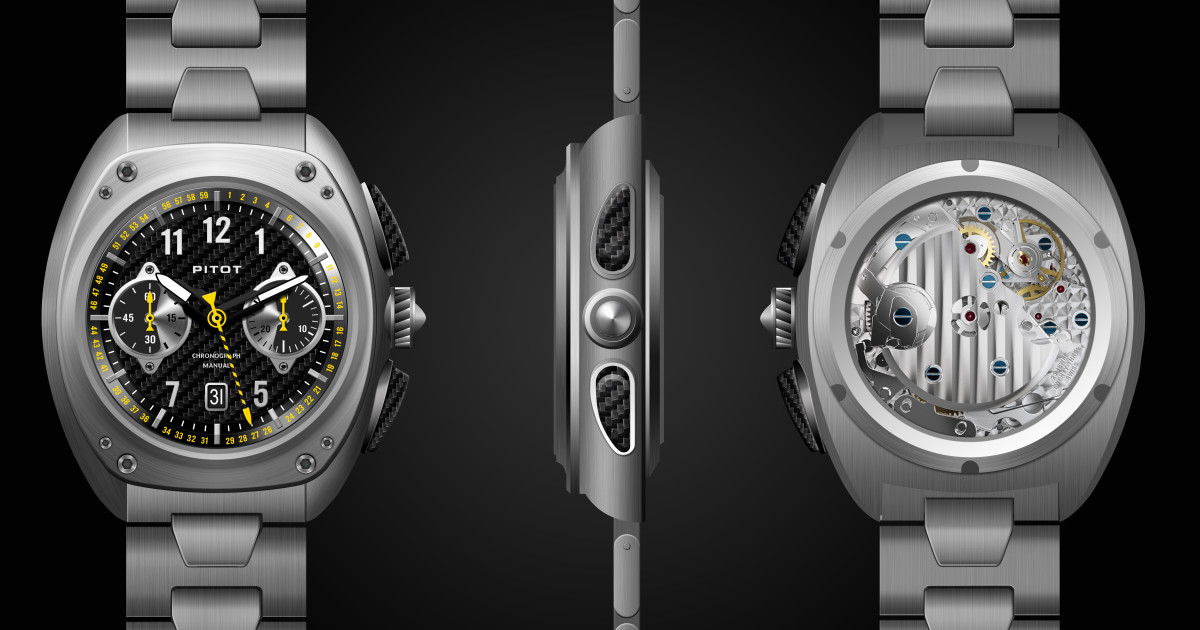Fighter jet inspired mechanical watch | Indiegogo