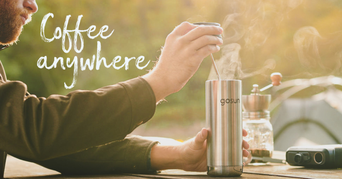 GoSun Brew: Travel Coffee Maker with Solar Power | Indiegogo