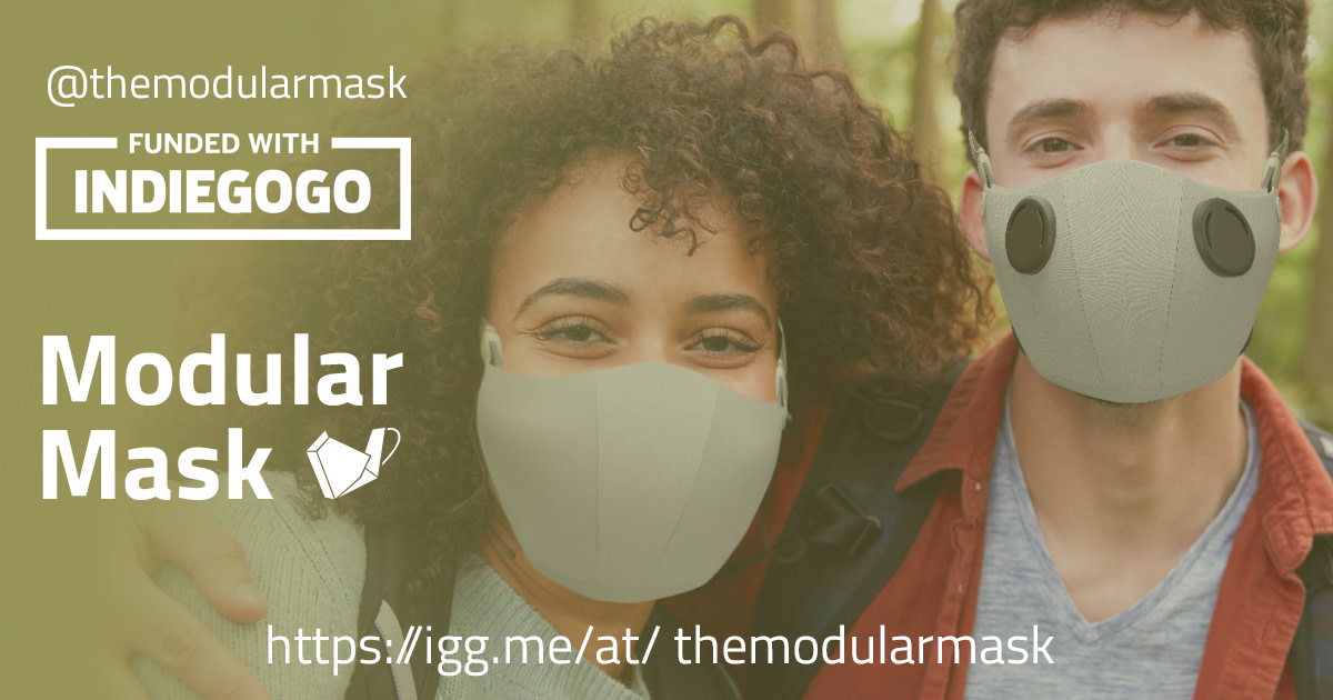 Modular Mask: Adjustable & Antimicrobial Face Mask | Indiegogo