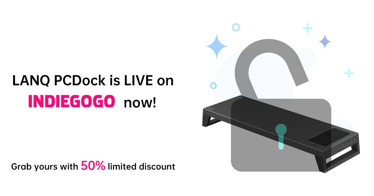 LANQ PCDock: The New Standard of Monitor Stand | Indiegogo