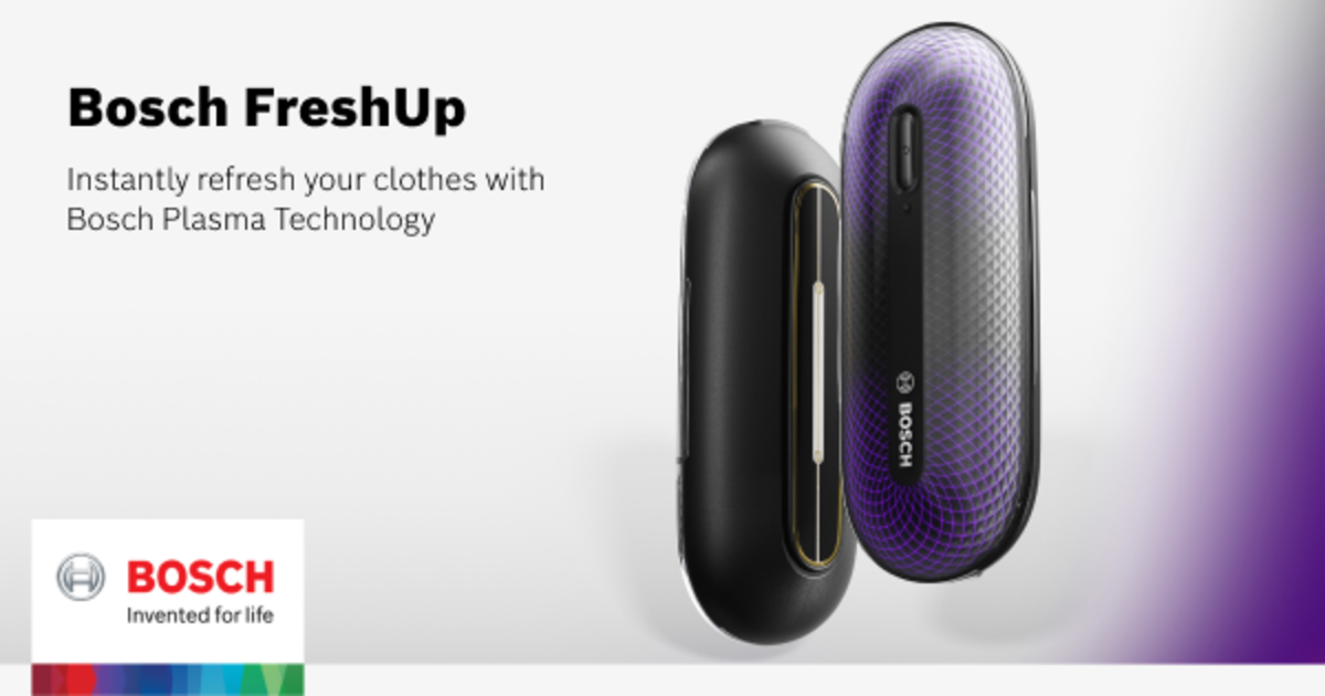 Bosch FreshUp: Instantly Refresh Your Clothes | Indiegogo