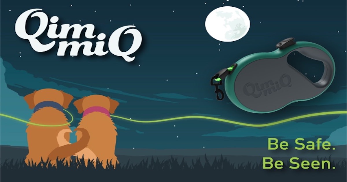 QimmiQ: The illuminated Retractable Dog Leash | Indiegogo