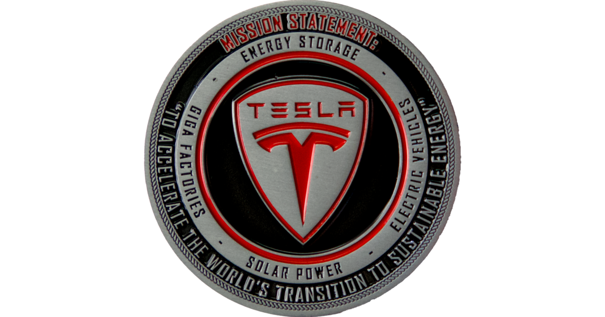 Tesla Challenge Coins | Indiegogo