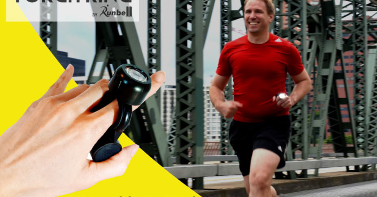 Torch Ring - A Powerful LED Light For Running | Indiegogo