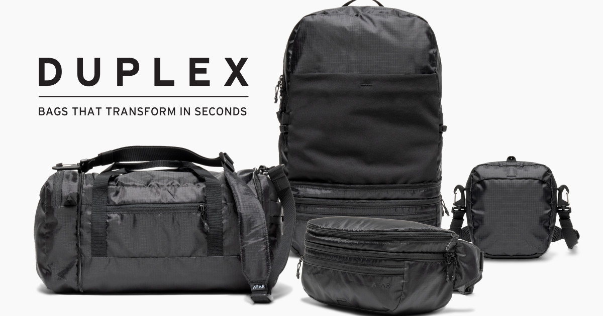 Duplex - Adaptable, Minimal & Versatile bags | Indiegogo