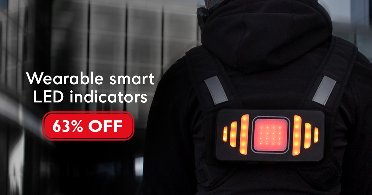 Clic-Light: Wearable Smart LED Signals For Riders | Indiegogo