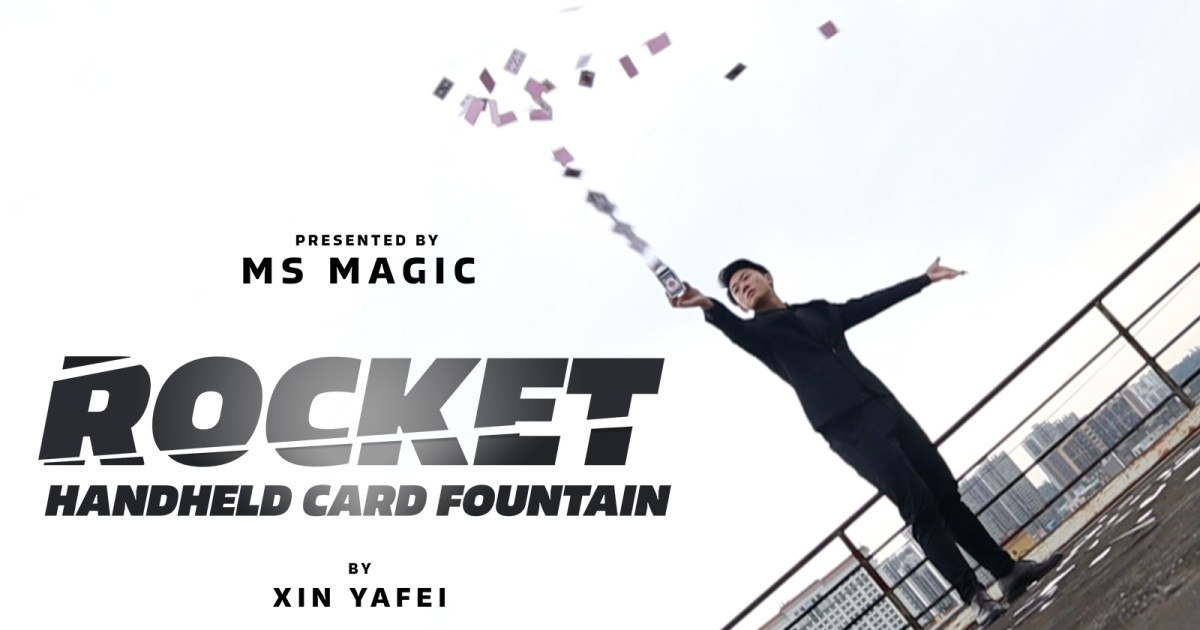 Rocket - The Ultimate Handheld Card Fountain | Indiegogo